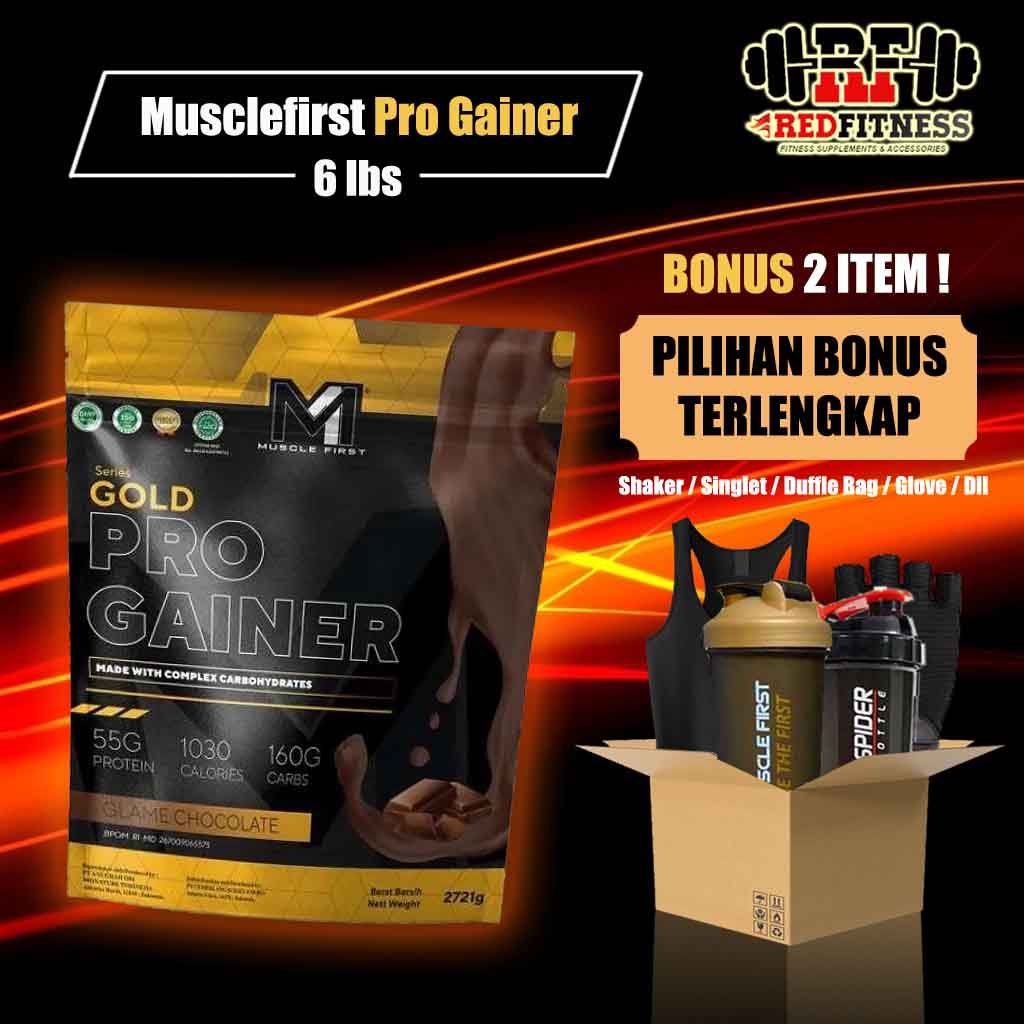 Jual M1 Muscle First Gold Pro Gainer 6 lbs (2721gr) / Musclefirst ...