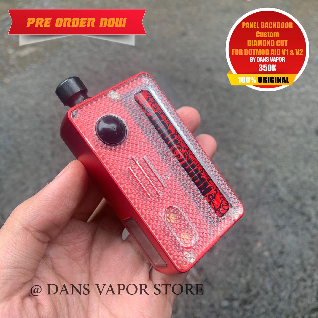 Jual Backdoor Panel Diamond Cut Custom Lubang For Dotmod AIO V2 & V2 ...