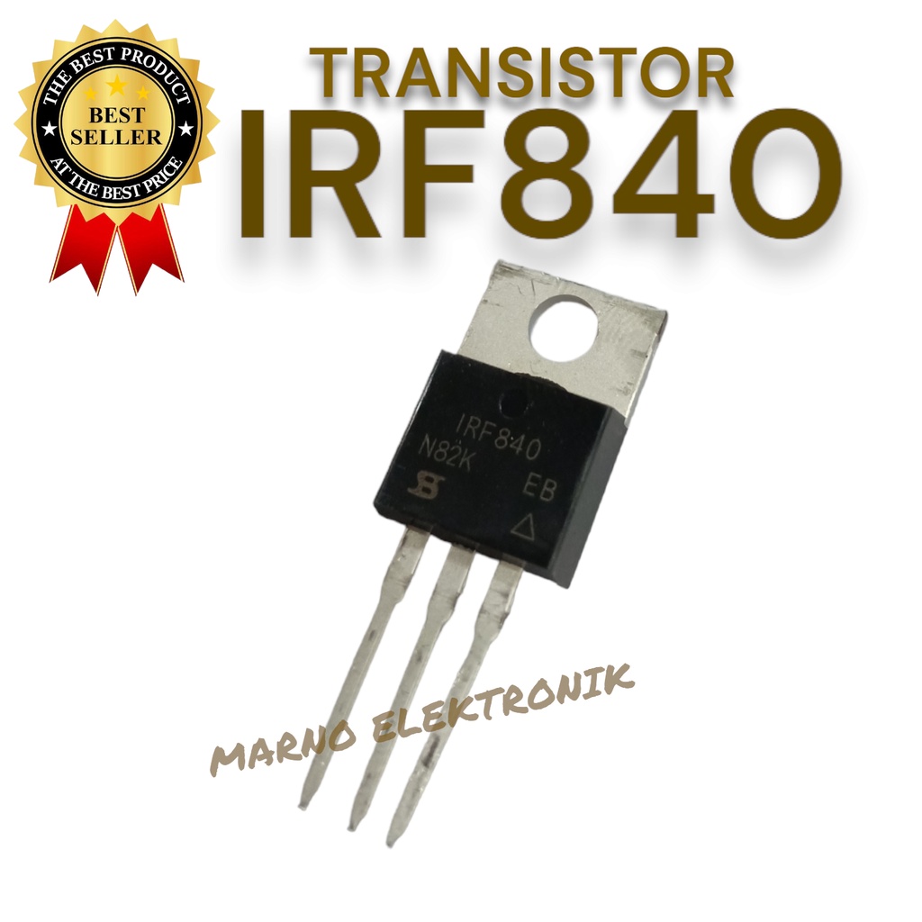 Jual TRANSISTOR IRF840 IRF 840 IRF-840 ORI ASLI ORIGINAL | Shopee Indonesia
