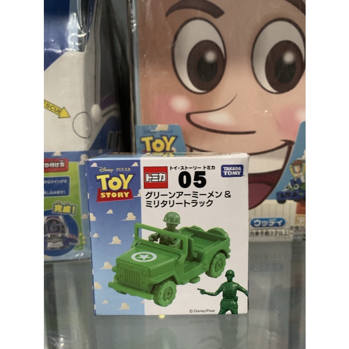 Jual TAKARA TOMY TOMICA TOY STORY 05 GREEN ARMY SOLDIER & CAR DISNEY ...
