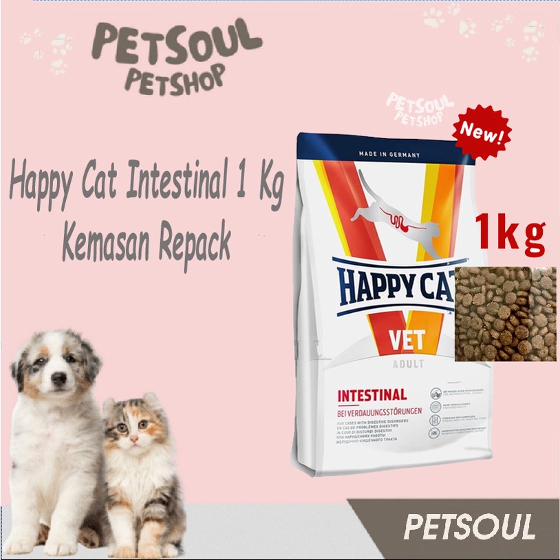 Jual Happy Cat Vet Intestinal 1kg Vet Intestinal Dry Cat Food 1kg ...