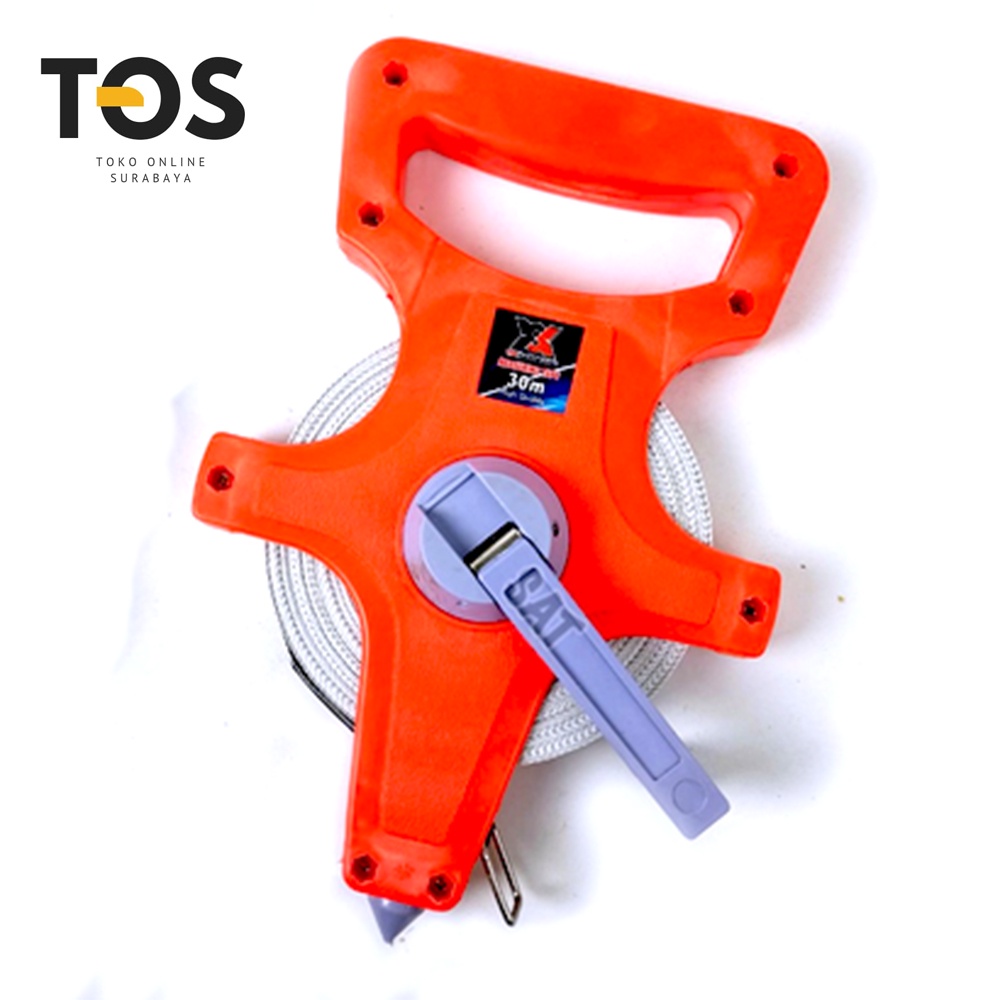 Jual Meteran Tancap Tanah 30 50 100 Meter / Meteran Tanah Fiber Meteran Roll Gulungan 30M 50M ...