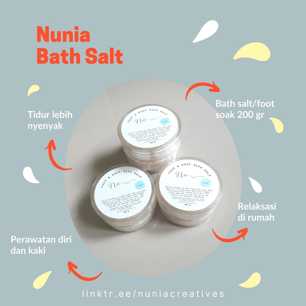 Jual Foot and Bath Salt Soak, garam rendam, garam mandi, garam spa kaki ...