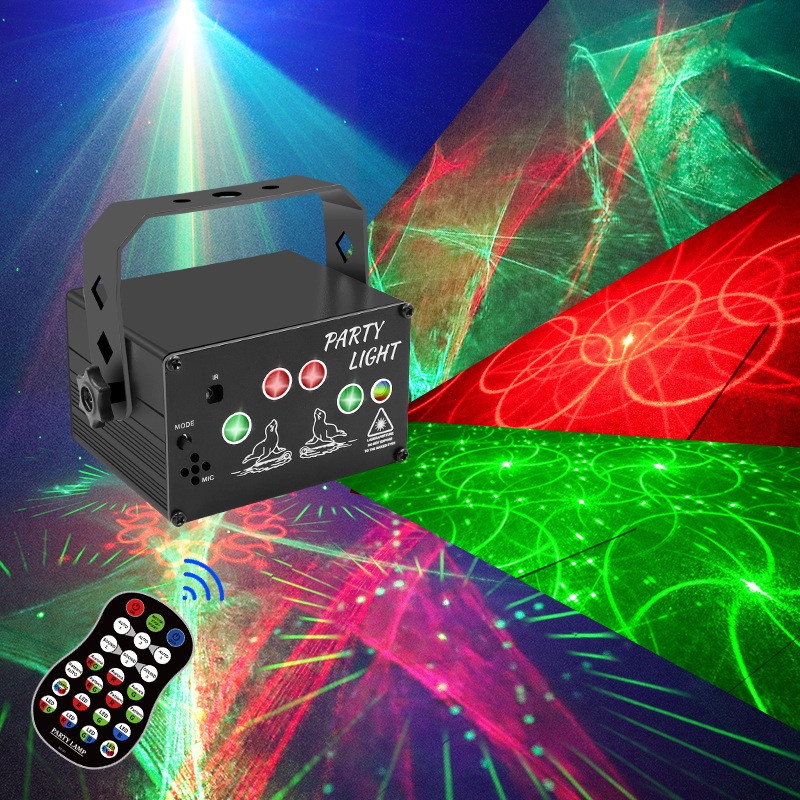 Jual Lampu Laser Lighting Panggung Disco LED RGB USB Proyektor Party ...