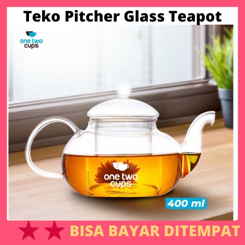 Jual Teko Pitcher Glass Teapot Japanese Style Infuser / Teko Pitcher ...