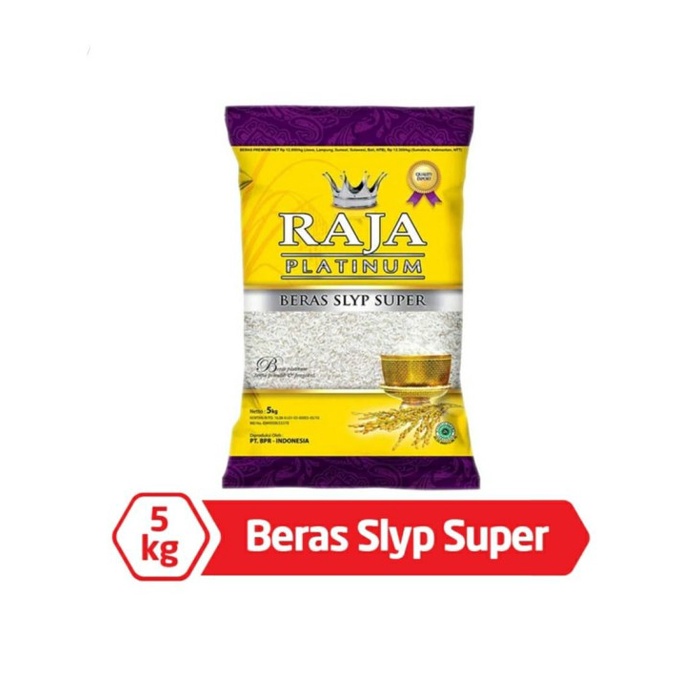 Jual Beras Raja platinum slyp super 5kg | Shopee Indonesia