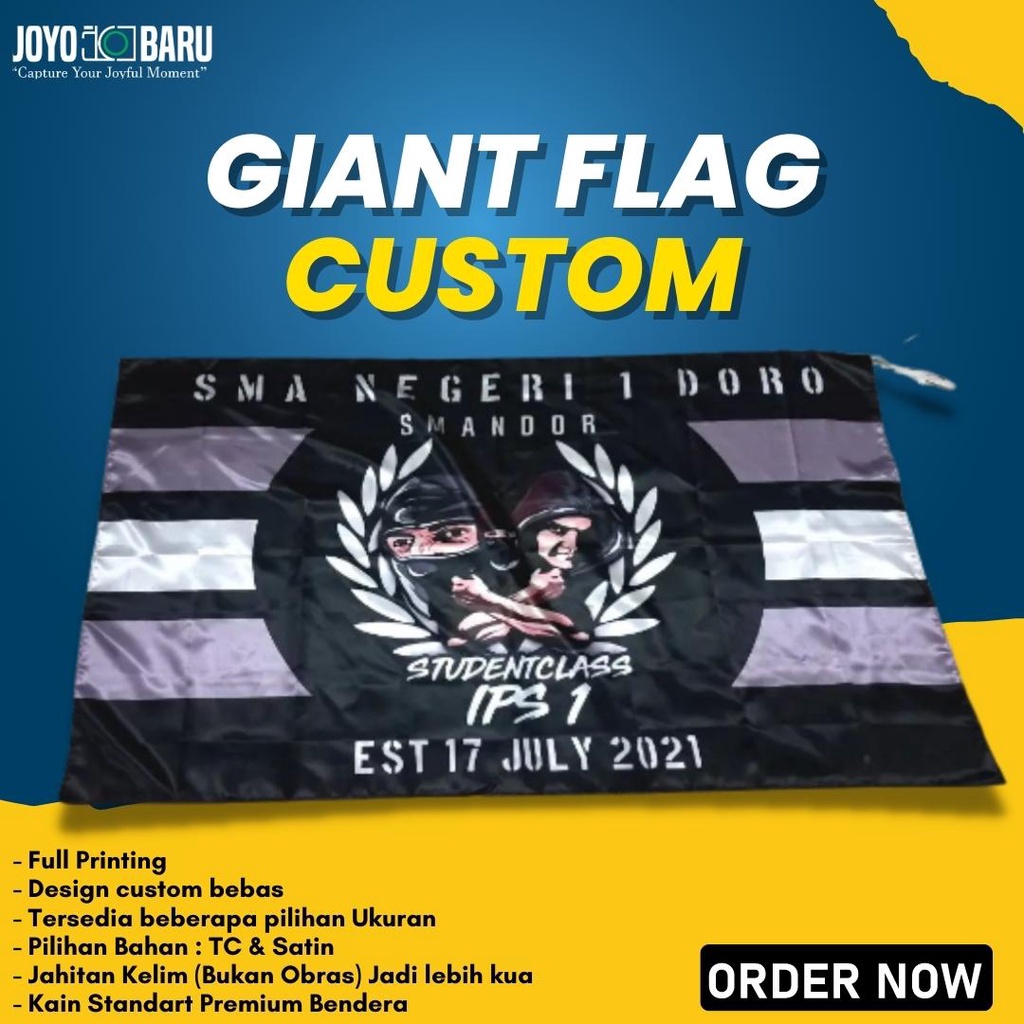 Jual CETAK BENDERA MINI FLAG | GIANT FLAG | BENDERA CUSTOM | BENDERA ...