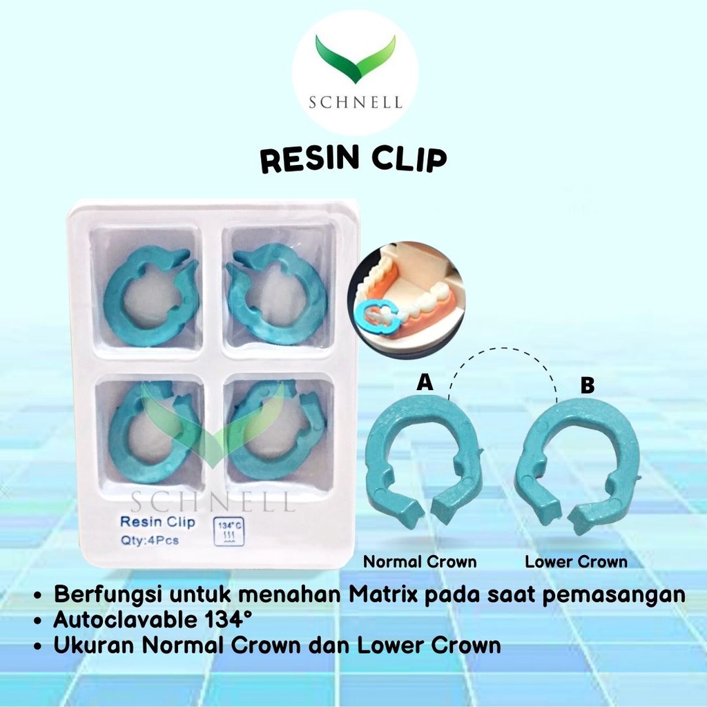 Jual Resin Clip / Penahan Matriks Dental / Dental Matrix Clip | Shopee ...