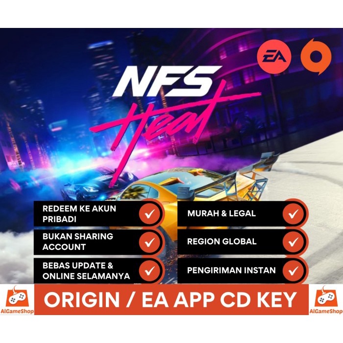 Jual Need for Speed: Heat Original PC Games Origin / EA App | Shopee Indonesia