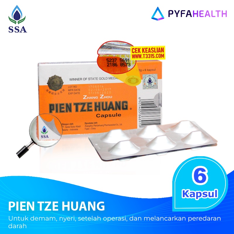 Jual Pien Tze Huang untuk Penyembuhan Luka Operasi & Kesehatan Hati (6 ...