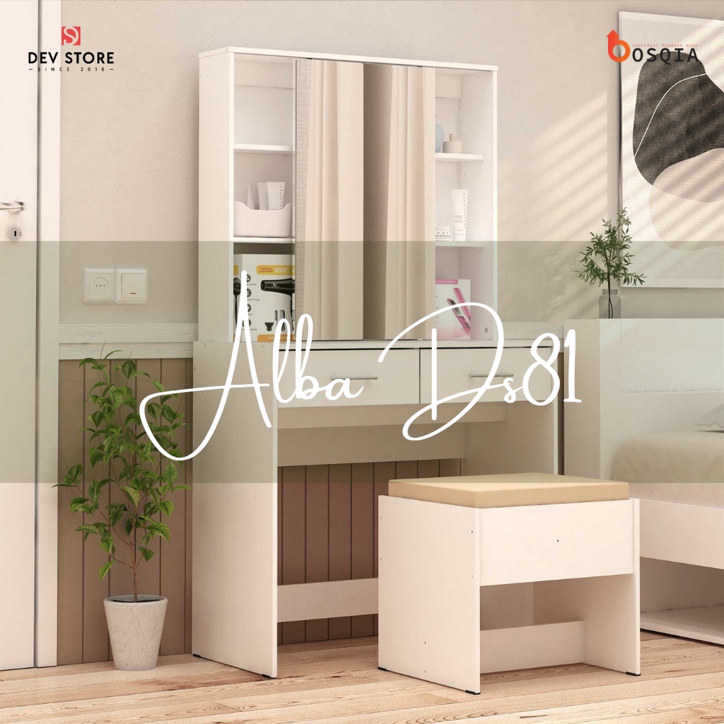 Jual Meja Rias Dengan Cermin Sliding / Dressing Table Sliding With ...