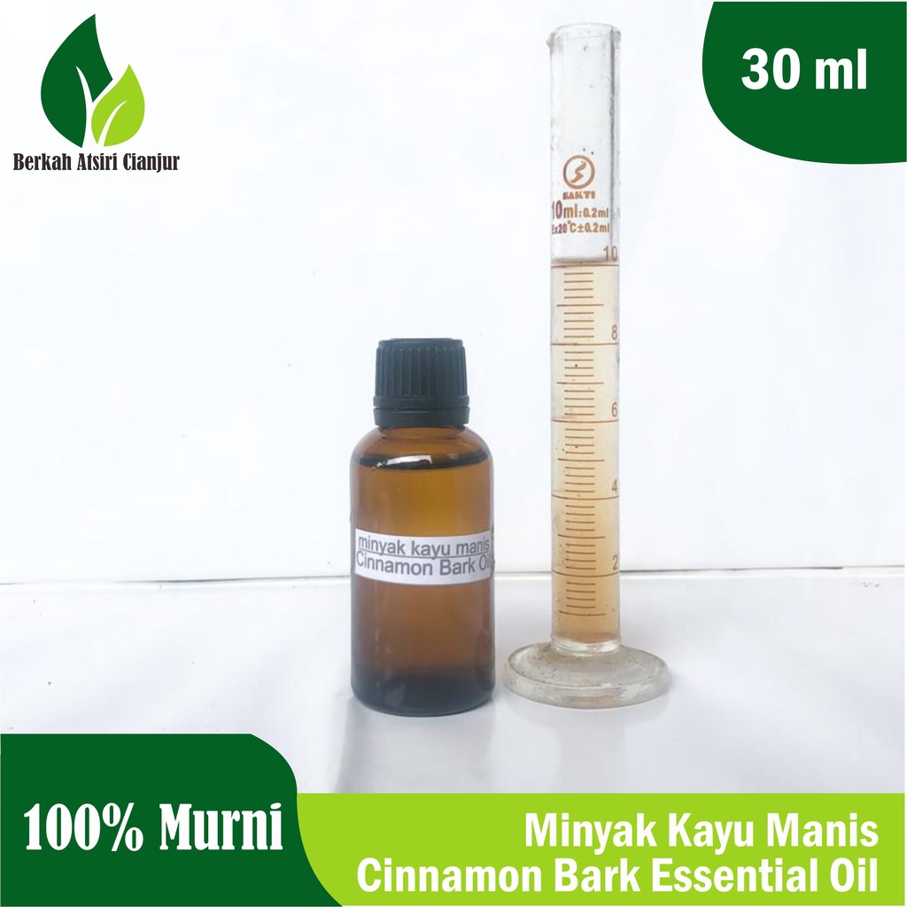Jual 30ml minyak atsiri kayu manis murni 100% cinnamon bark pure essential oil aromatherapy ...