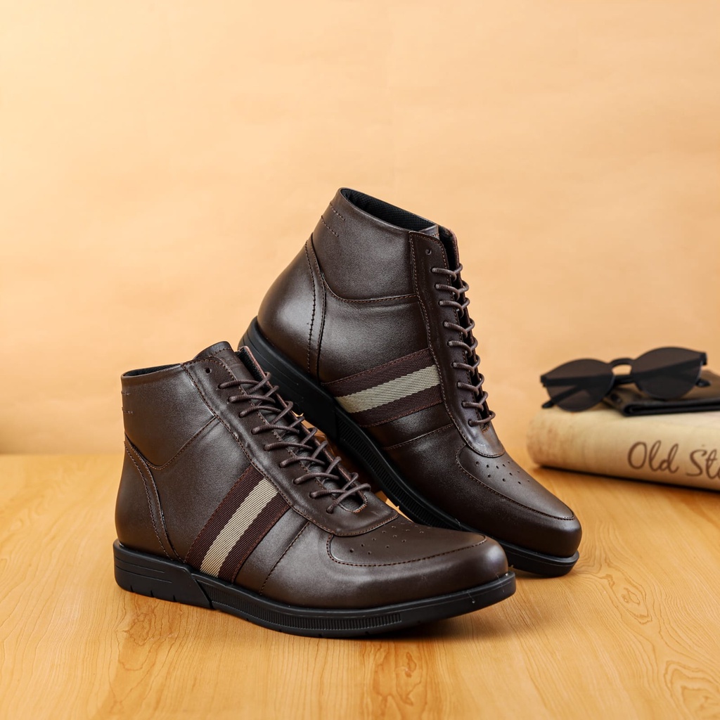 Jual sepatu boot coklat sepatu boot pria sepatu bally style sepatu ...