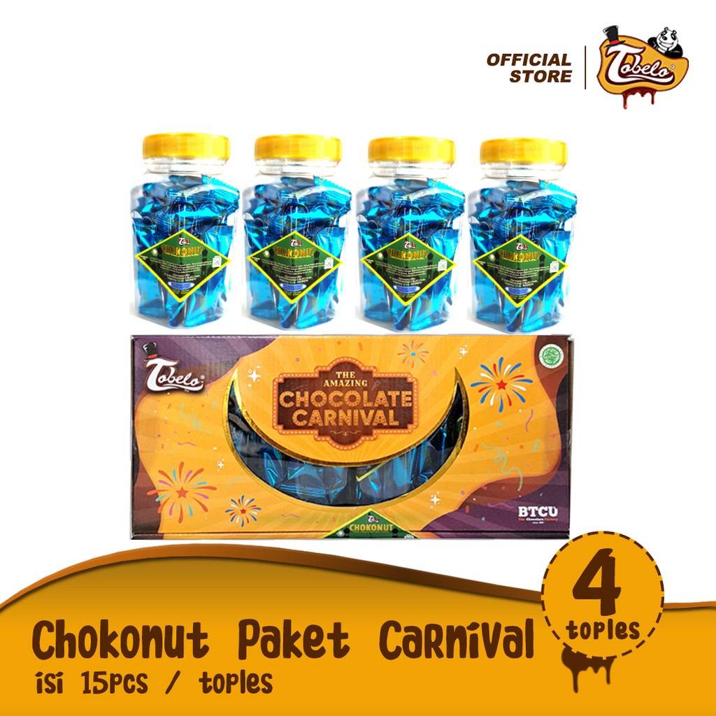 Jual Tobelo Chokonut Paket Carnival 4 Toples ( DUS ) | Shopee Indonesia