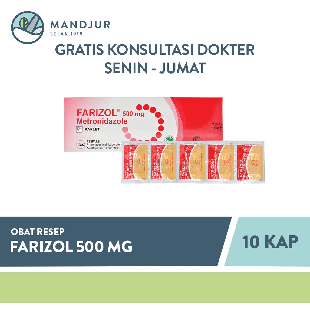 Jual Farizol 500 mg 10 Kaplet | Shopee Indonesia