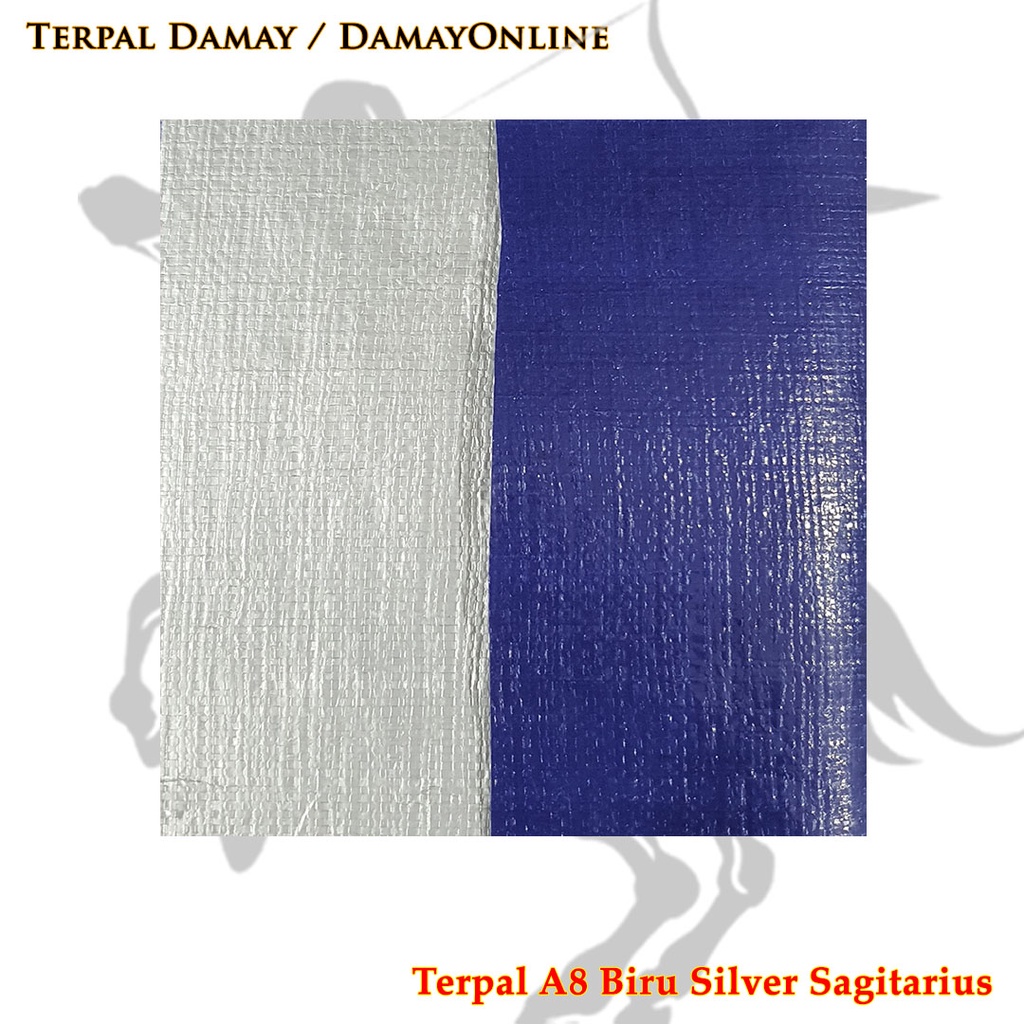 Jual Terpal Jadi A8 Biru Silver Korea Sagitarius ( Ukuran Bebas / M2 ...