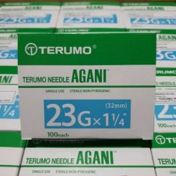 Jual Terumo Agani Needle 23G x 32mm Per Box isi 100 pcs | Shopee Indonesia