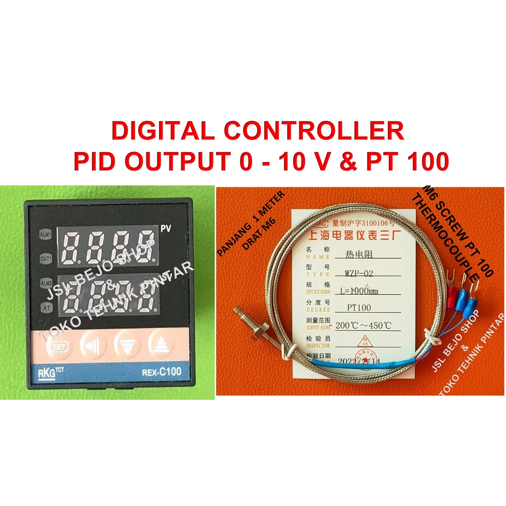 Jual Thermocontrol Temperature Controller PID Output Analog 0 - 10 V DC ...