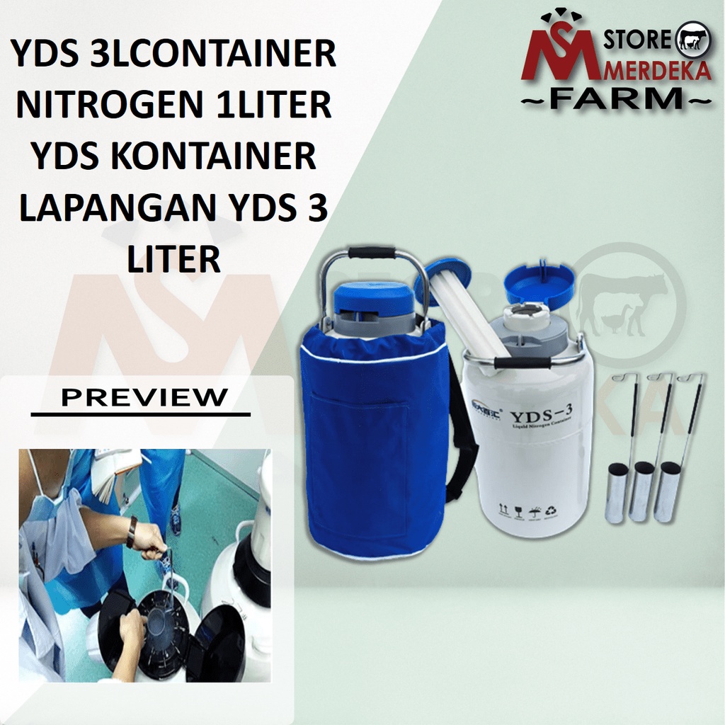 Jual YDS 3LContainer Nitrogen 1Liter YDS Kontainer Lapangan YDS 3 Liter ...