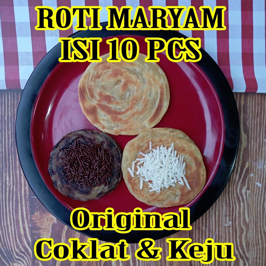 Jual 9.9 Brand Roti Maryam Original Coklat Keju Isi 10 Pcs Zilky Frozen ...