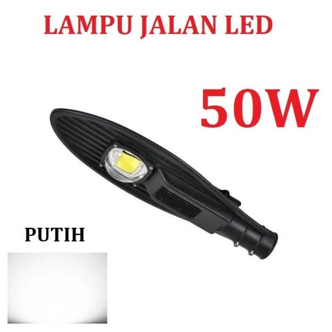 Jual Lampu Jalan Cobra/ Pju Led/ Kap Jalan Proyek 50W - White 6500K ...