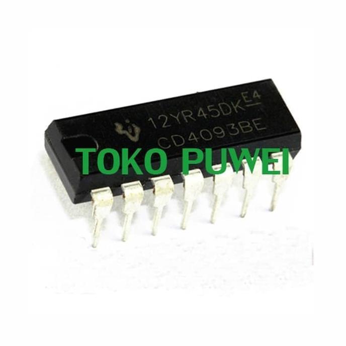 Jual CD4093BE CD4093 NAND Gate Schmitt Trigger DIP 14 Pin BG87 puw331 dijamin | Shopee Indonesia