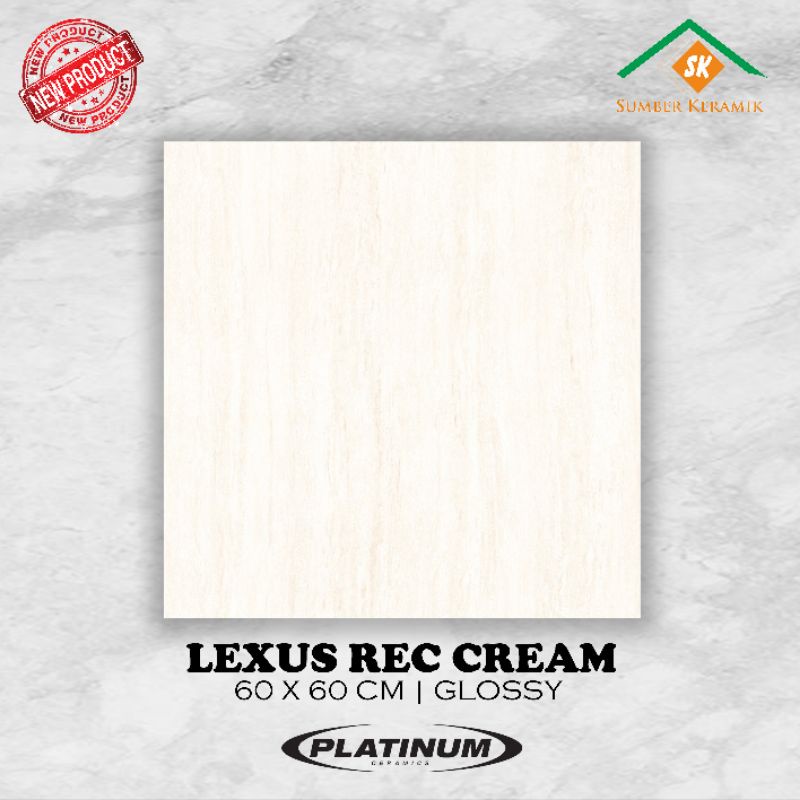 Jual Keramik lantai 60x60 Lexus cream / Platinum / kw-1 / glossy ...