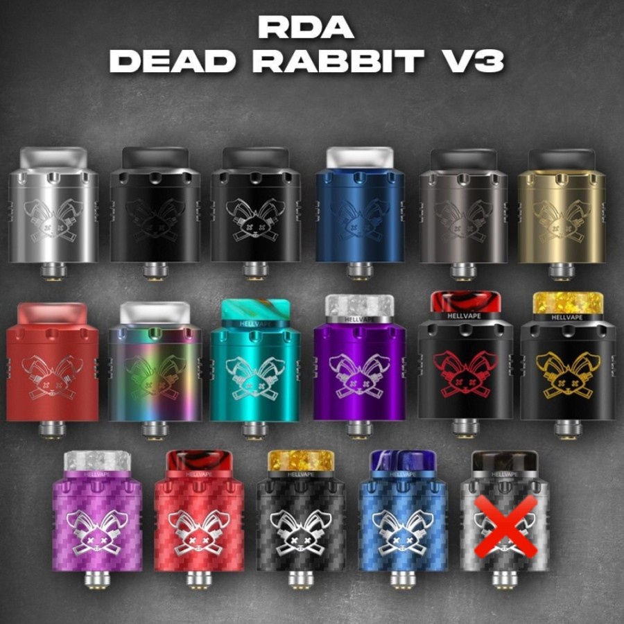 Jual RDA Dead Rabbit V3 100% Authentic by Hellvape | Shopee Indonesia