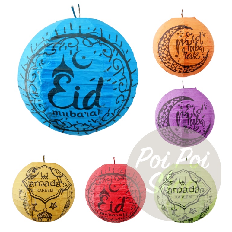 Jual Lampion Idul Fitri Dekorasi Hari Raya Ramadhan Ramadan Lampu Bola ...