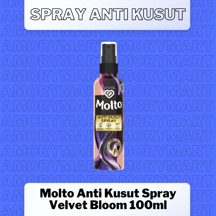 Jual Molto Anti Kusut Spray Instan Pewangi Pakaian Velvet Bloom 100ml ...