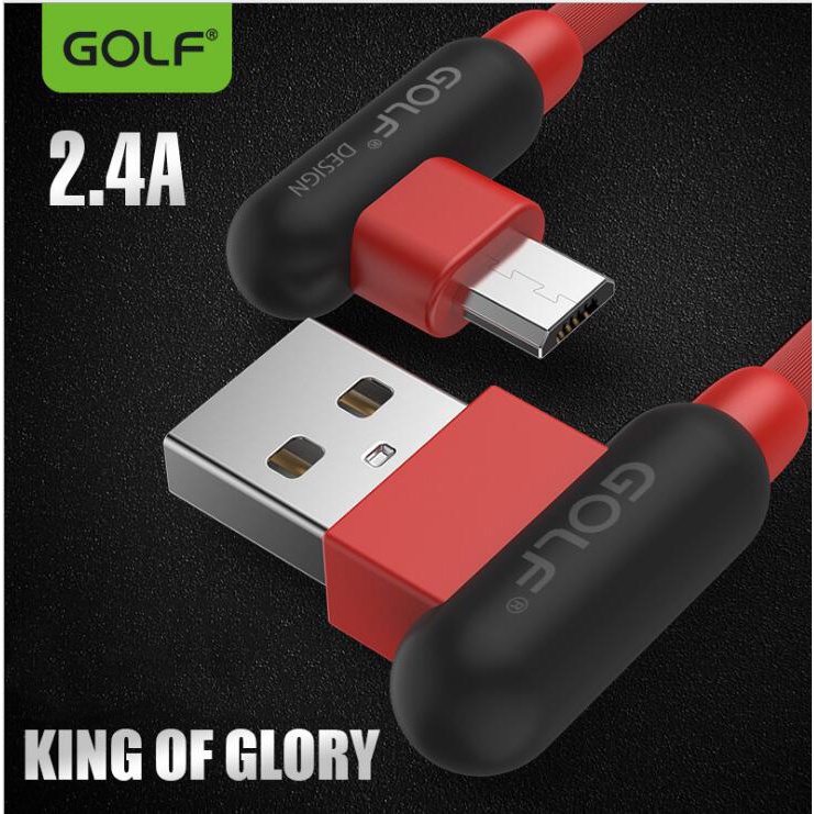 Jual KABEL DATA GOLF SPACE FOR MICRO USB L 2.4A | Shopee Indonesia
