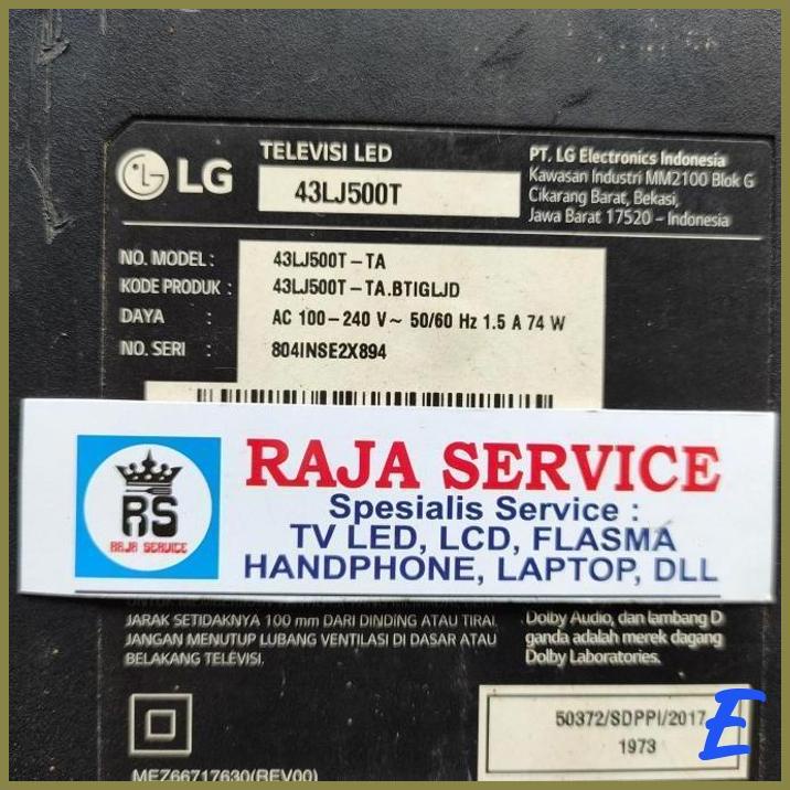 Jual KABEL TV LG 43LJ500T LG43LJ500T LVDS FLAXIBLE DARI TCON KE PANEL ...