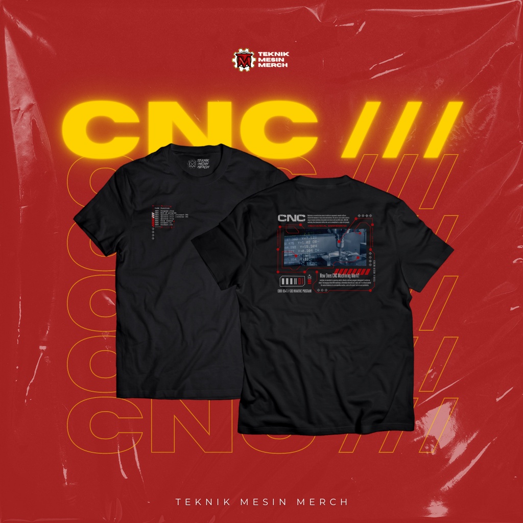 Jual T-shirt Teknik Mesin Merch - CNC | Shopee Indonesia