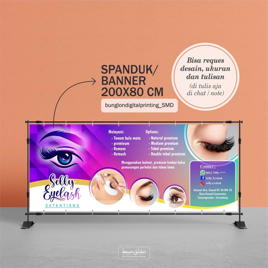 Jual Spanduk, Banner Eyelash | Shopee Indonesia