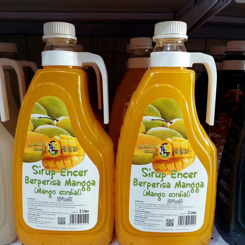 Jual SIRUP MAMATA 2 LITER RASA MANGGA SEROP MINUMAN LEBARAN HARI RAYA ...