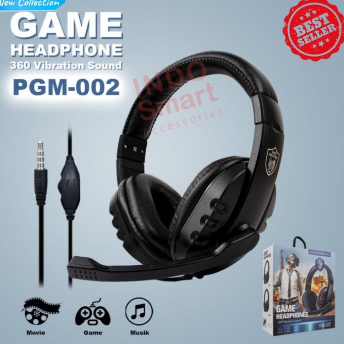 Jual GM 001 Headphone Gaming Super Bass Headset Hp Game Mic Microphone ...