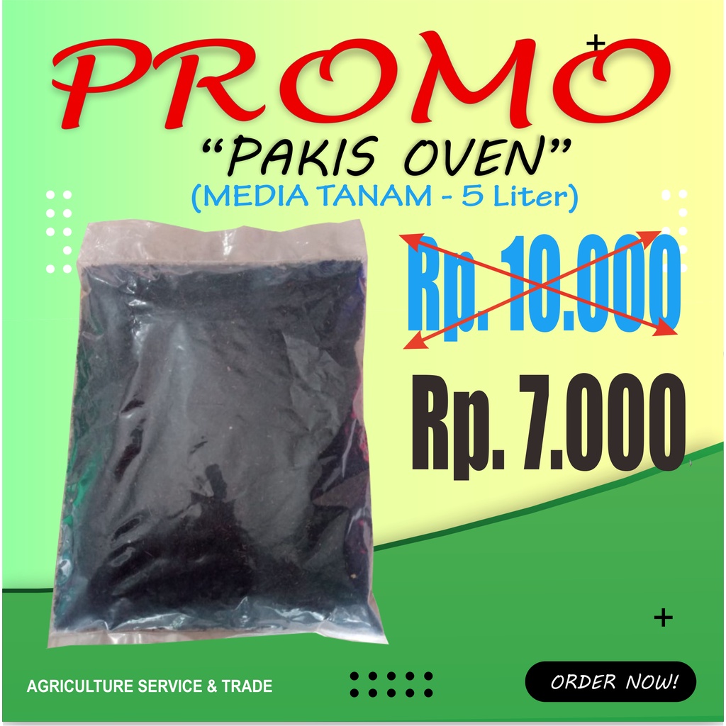 Jual Media Tanam Pakis Oven kemasan 5liter (PROMO) | Shopee Indonesia