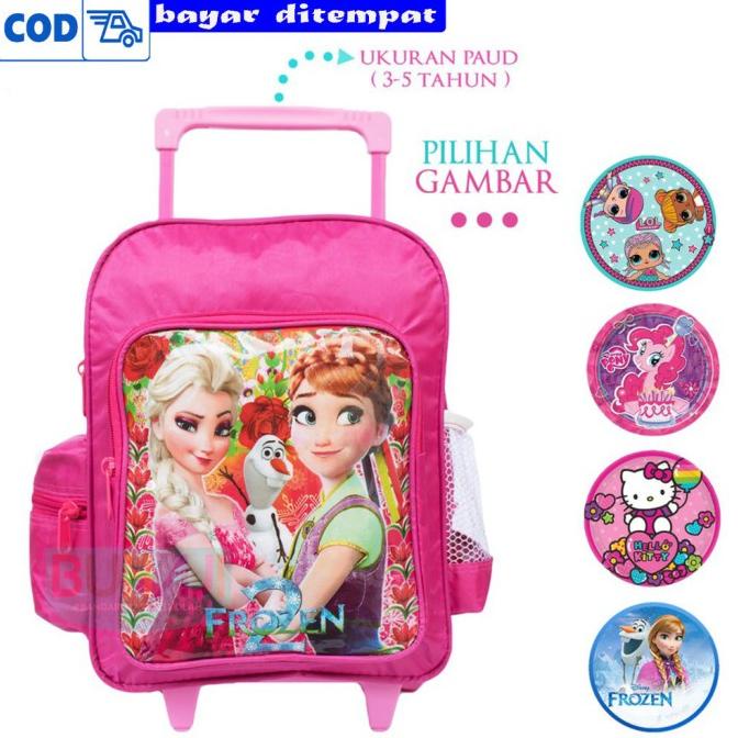Jual Tas Troli / Tas Koper Anak Tk Perempuan Ukuran 14 Inch Sedang Tas ...