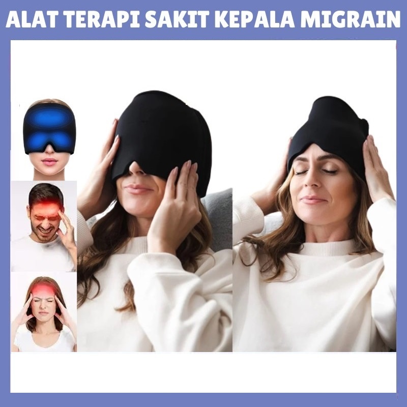 Jual Alat Terapi Sakit Kepala Pusing Migrain Sinus Masker Mata Kompres ...