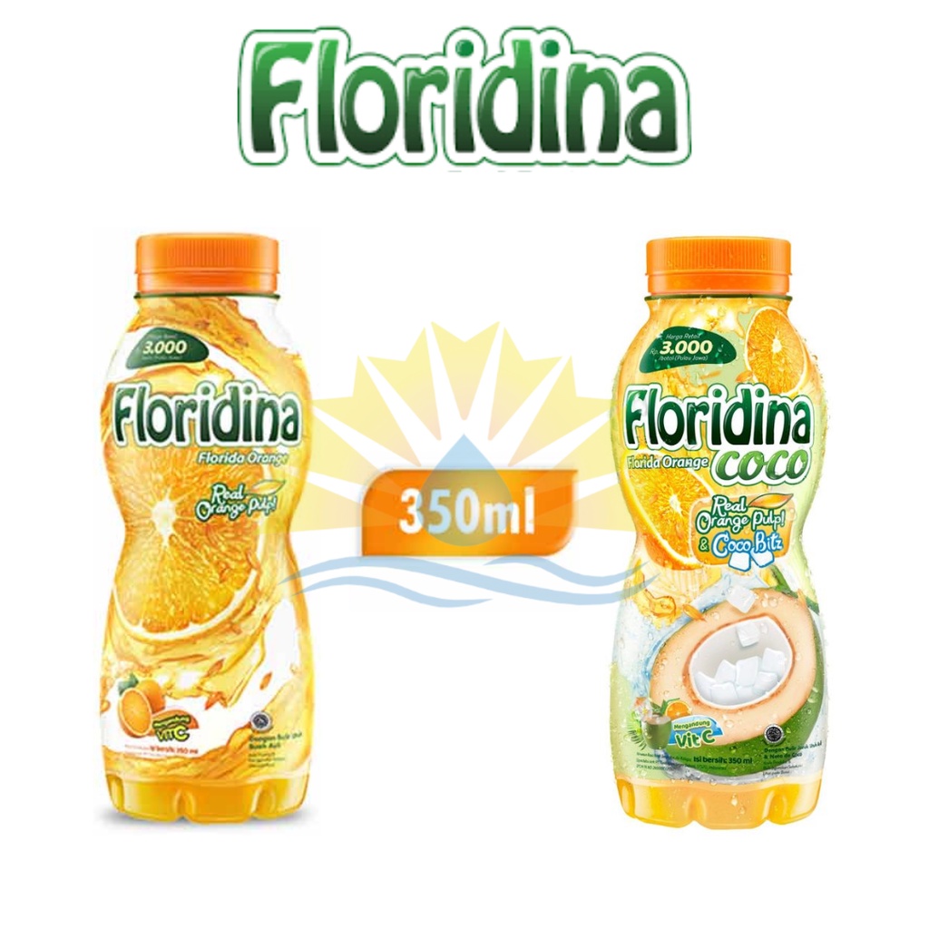 Jual Floridina Orange/Coco 350 ml (12 Botol) | Shopee Indonesia