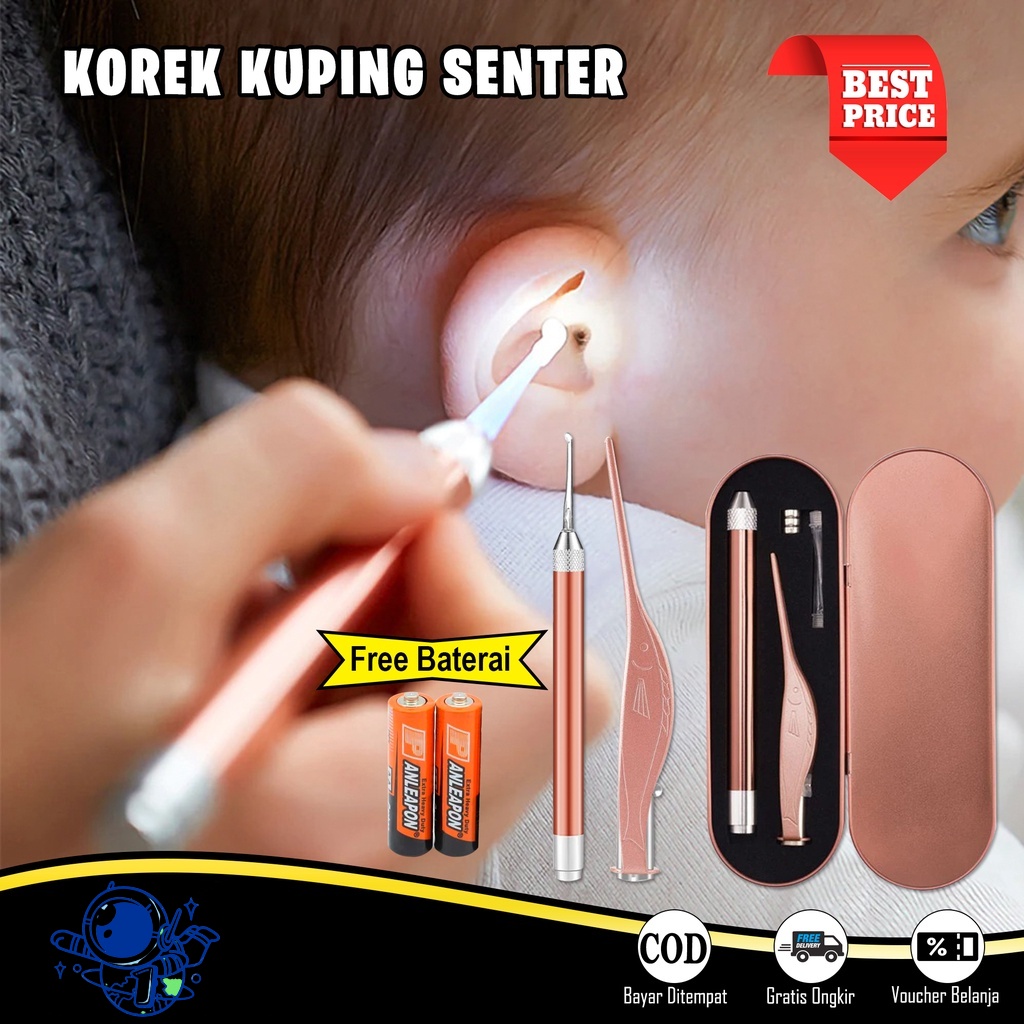 Jual Senter sendok telinga LED Pembersih Telinga Alat Pembersih Telinga ...