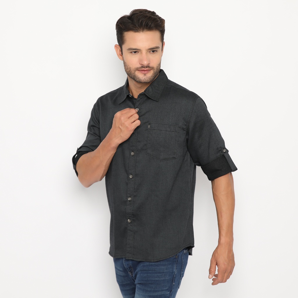 Jual Coop Design - Alfa Kemeja Interlis Lengan Panjang Pria, Navy ...