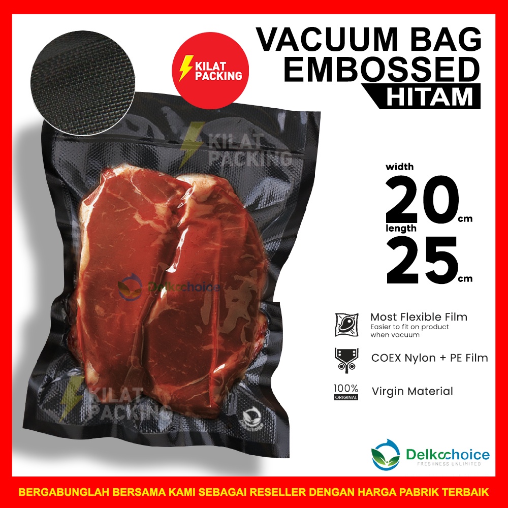 Jual PLASTIK VACUUM / VACUM BAG EMBOSSED / PLASTIK VAKUM MAKANAN EMBOSS ...