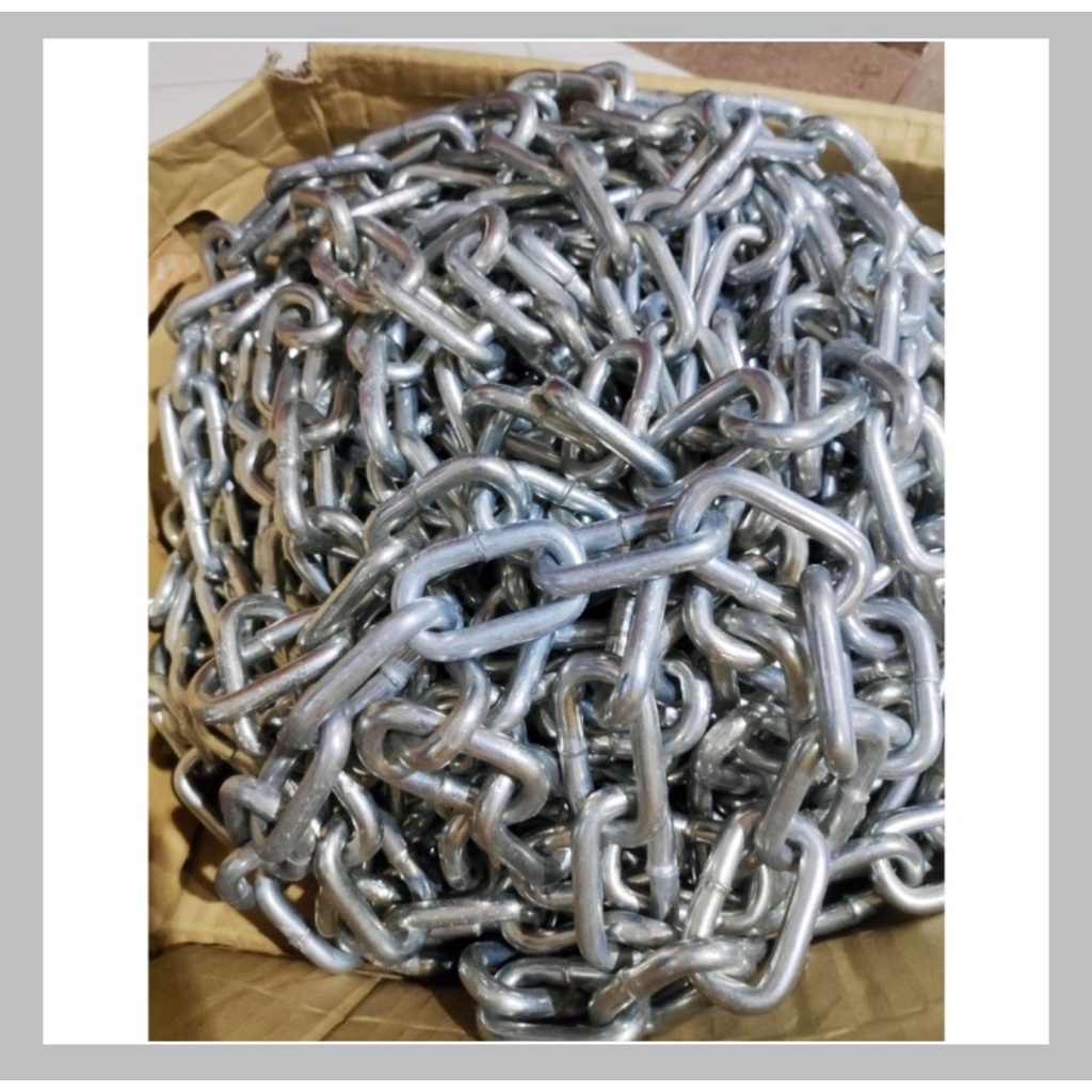 Jual Rantai Besi Galvanis / Rantai Serbaguna Tebal 8 mm Harga Per 1 ...