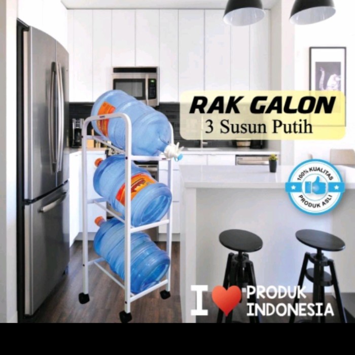 Jual Rak Galon 3 Susun Tanpa Roda | Shopee Indonesia