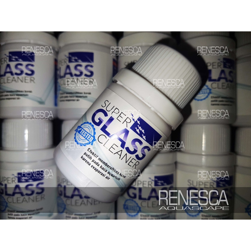 Jual Super Glass Cleaner 50 Ml - Cairan Pembersih Kerak Kaca Aquarium ...