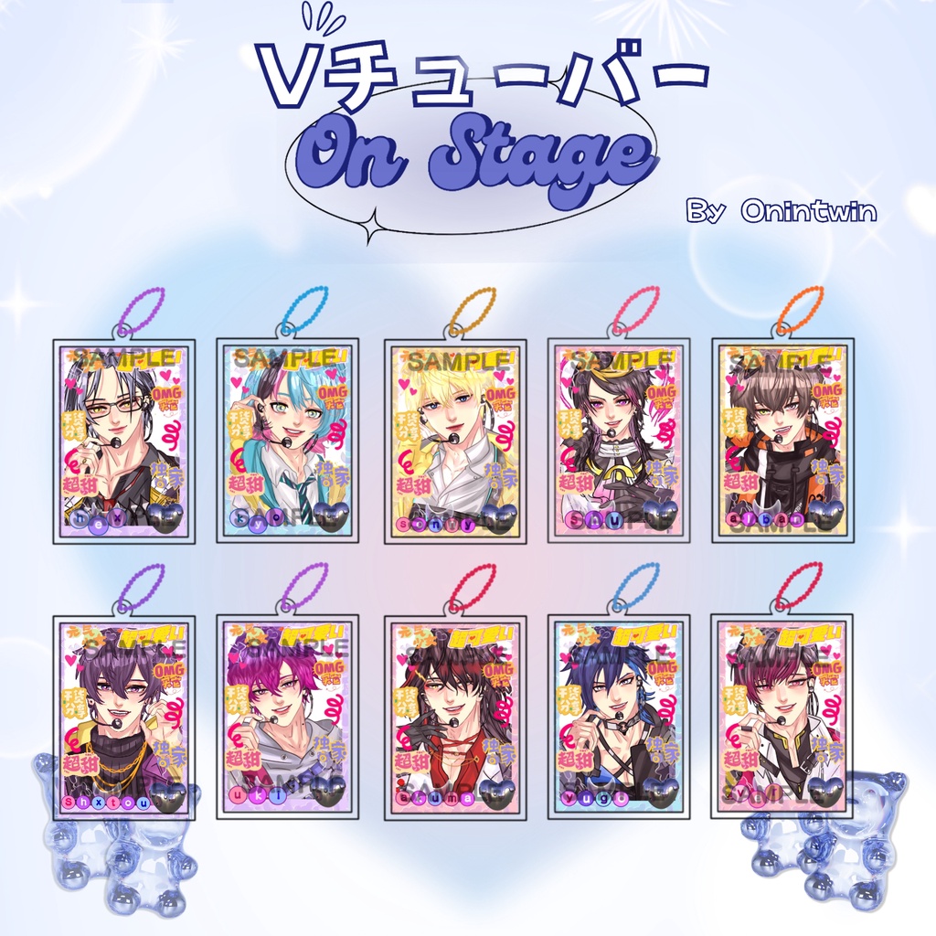 Jual Vtuber NIJISANJI EN keychain by onintwin / noctyx , luxiem ...