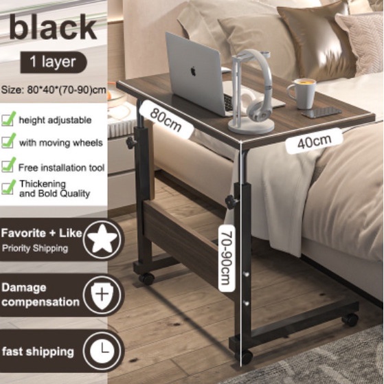 Jual Meja Meja Laptop Belajar Serbaguna / Meja Roda Portable Stand ...