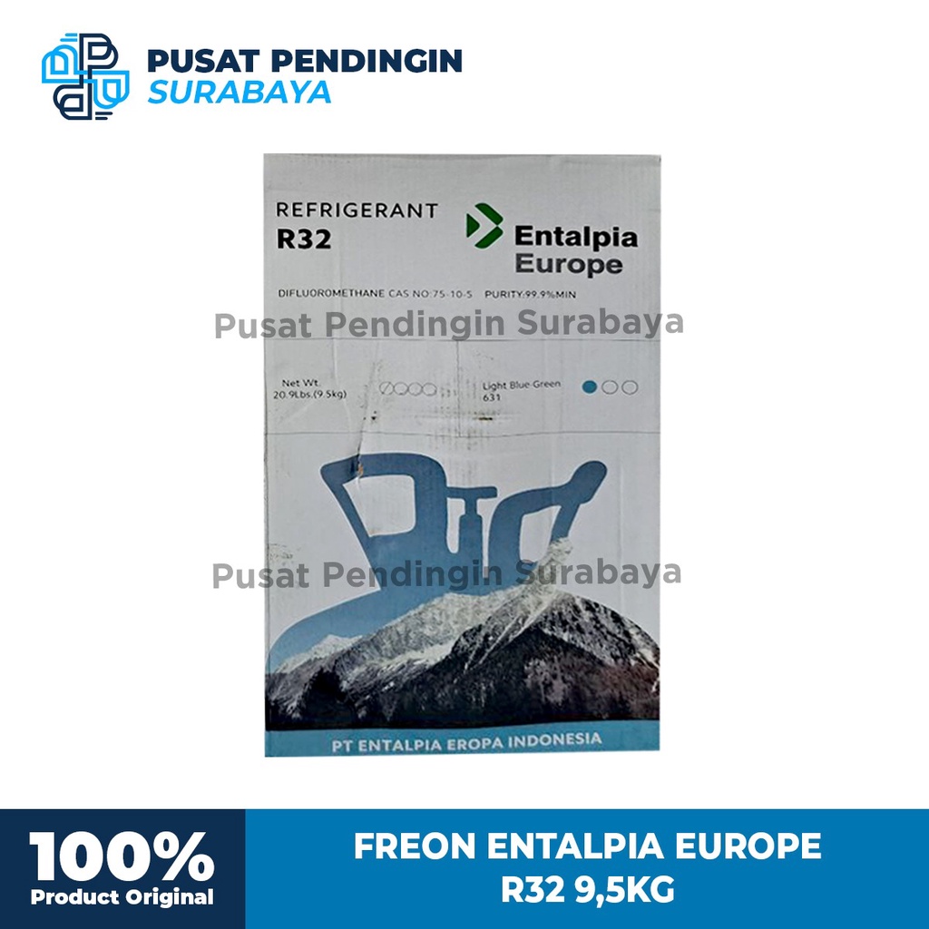 Jual FREON ENTALPIA R32 9,5KG - FREON REFRI R32 - ENTALPIA R32 9,5KG ...