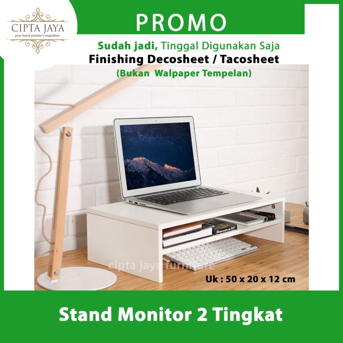 Jual Meja Cipta Jaya - Dudukan Meja Stand Monitor 2 Tingkat Laptop ...